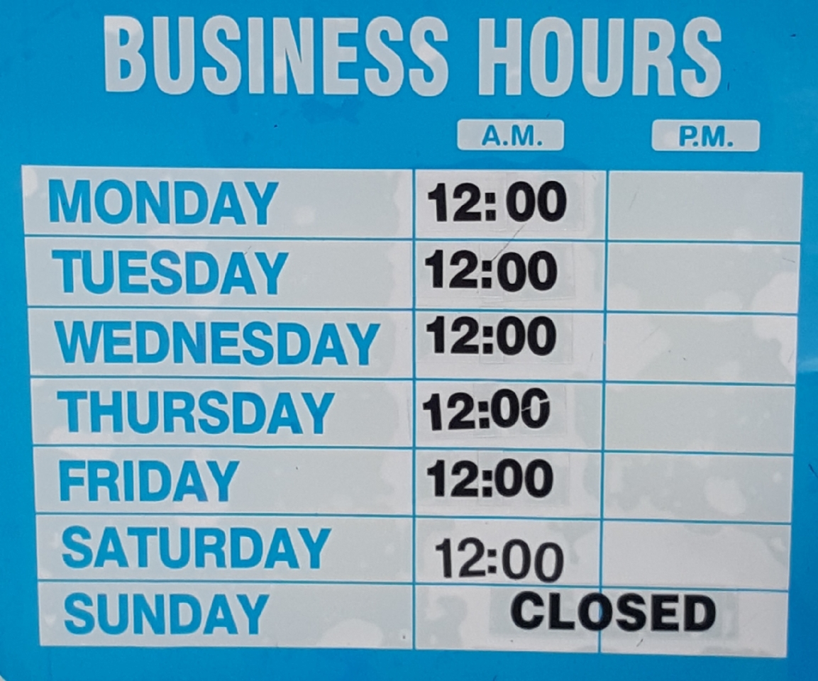 Business Hours